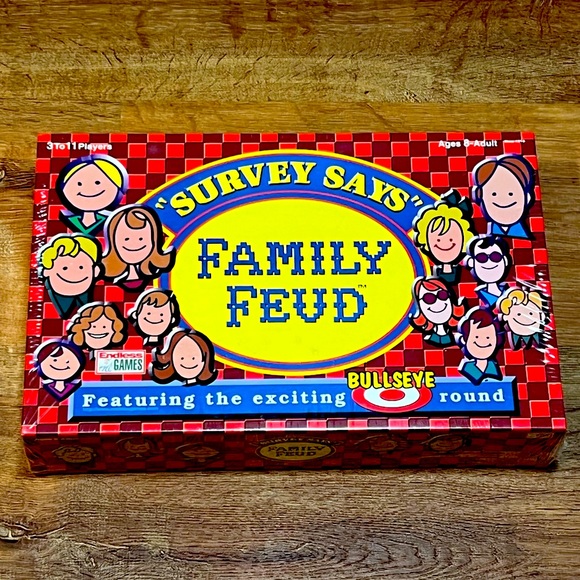 Games | Vintage 1998 Endless Games Family Feud Board Game Survey Says ...